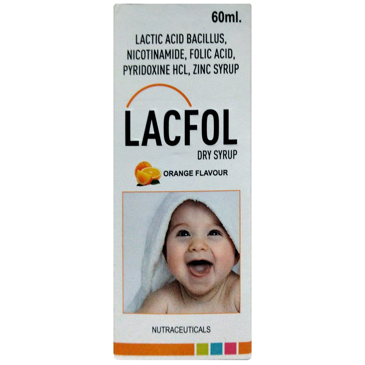 Lacfol Orange Flavour Dry Syrup | Uses, Side Effects, Price | Apollo ...