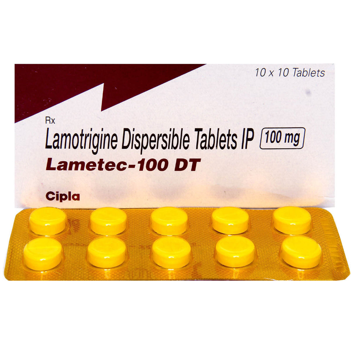 Lametec-100 DT Tablet 10's Price, Uses, Side Effects, Composition ...