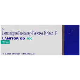 Lamitor OD 100 Tablet | Uses, Side Effects, Price | Apollo Pharmacy