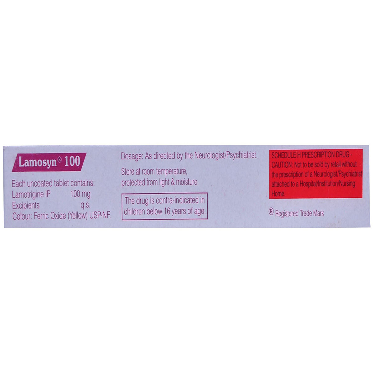 Lamosyn 100 Tablet 10's Price, Uses, Side Effects, Composition - Apollo ...