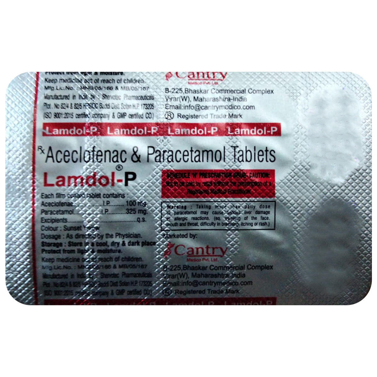 Lamdol-P Tablet | Uses, Side Effects, Price | Apollo Pharmacy