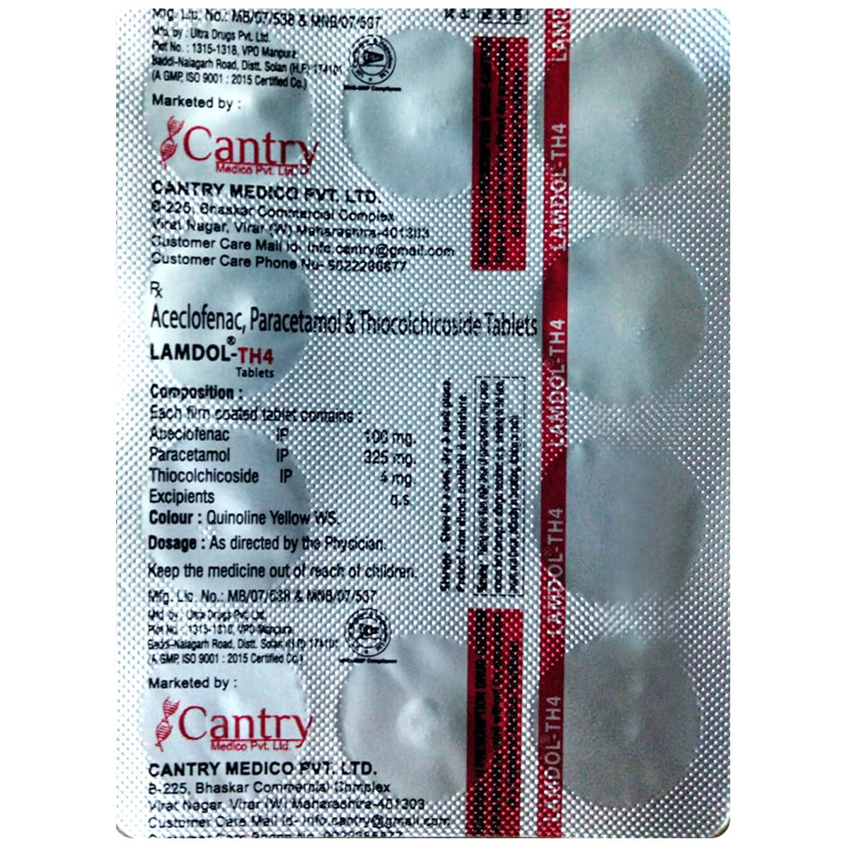 Lamdol-TH4 Tablet | Uses, Side Effects, Price | Apollo Pharmacy