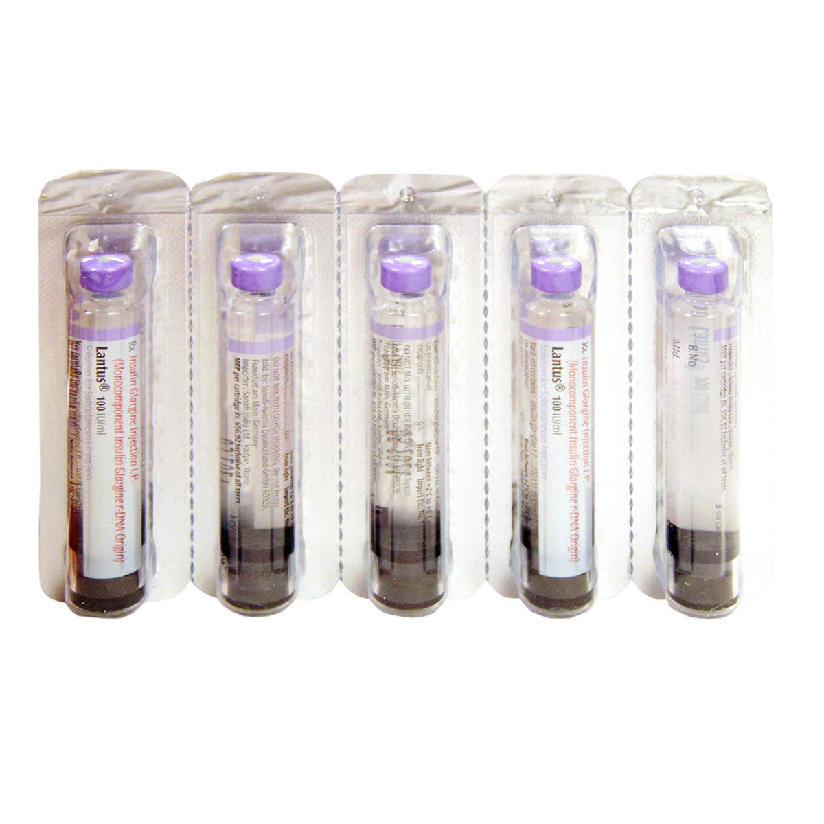 Lantus 100IU/ml Solution for Injection 3 ml Price, Uses, Side Effects ...