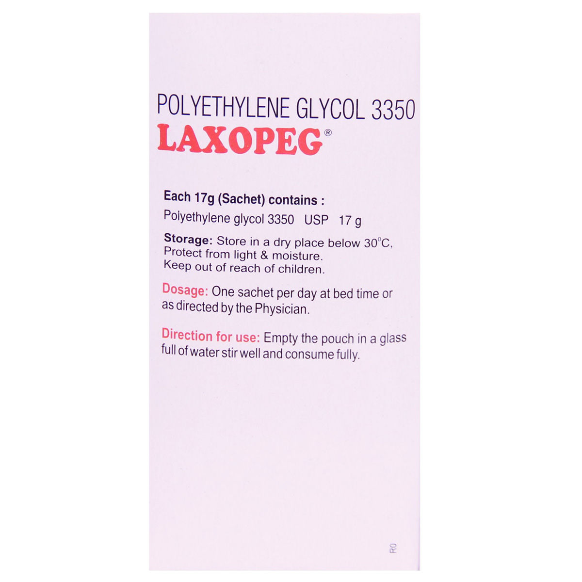 Laxopeg Sachet | Uses, Side Effects, Price | Apollo Pharmacy