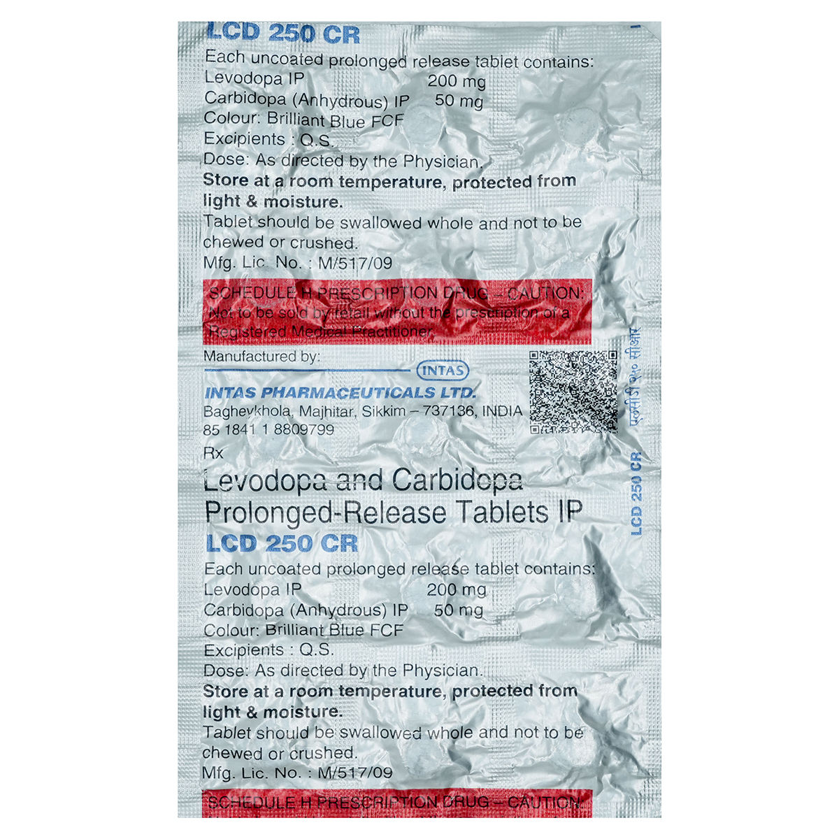 Lcd 250 CR Tablet | Uses, Side Effects, Price | Apollo Pharmacy