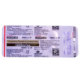 Lecope-AD Tablet | Uses, Side Effects, Price | Apollo Pharmacy