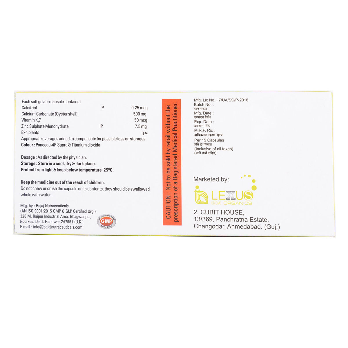 Lecal-K2 Capsule | Uses, Side Effects, Price | Apollo Pharmacy
