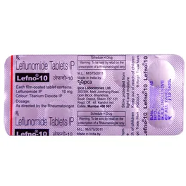 Lefno-10 Tablet | Uses, Side Effects, Price | Apollo Pharmacy
