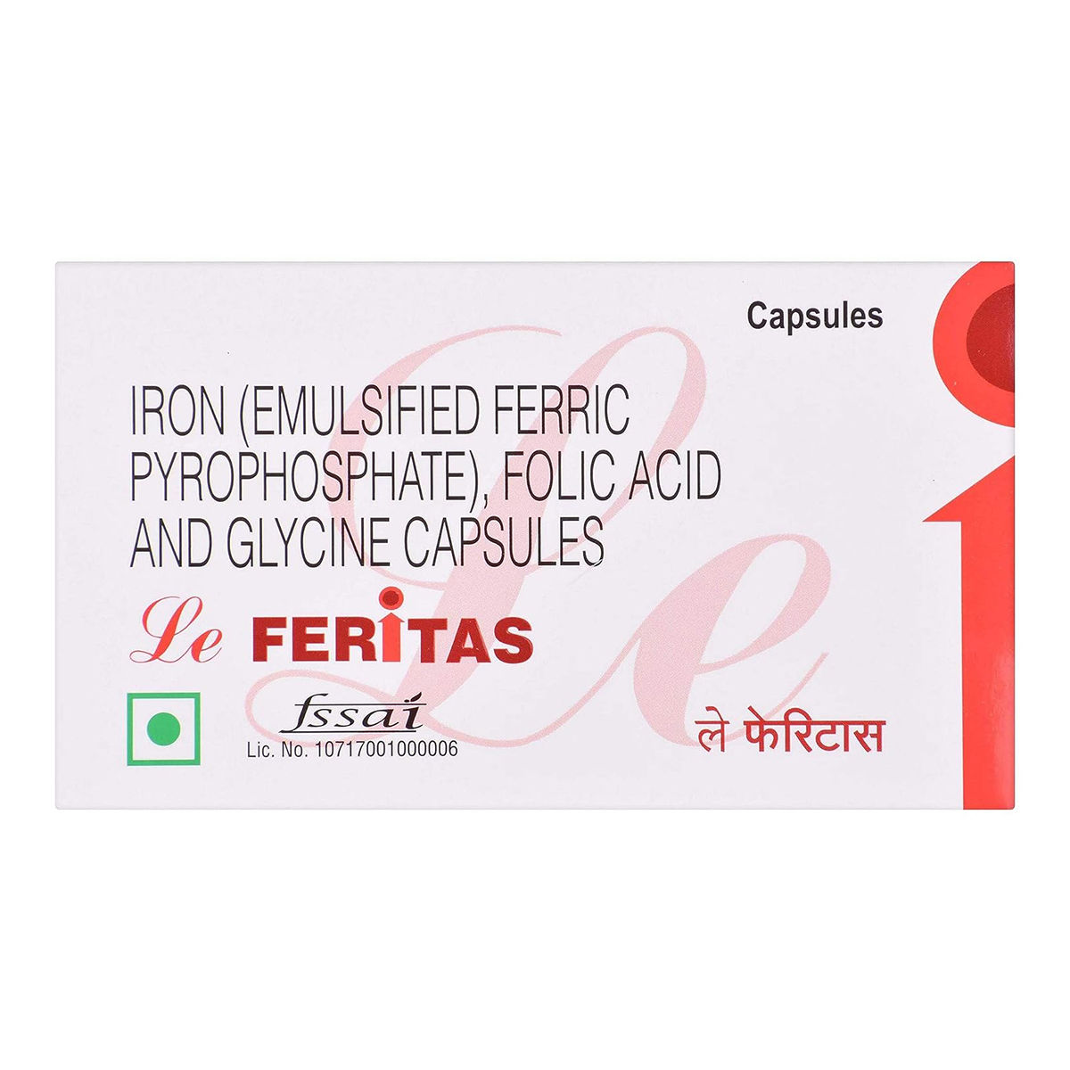 Le Feritas Capsule 10's Price, Uses, Side Effects, Composition - Apollo ...