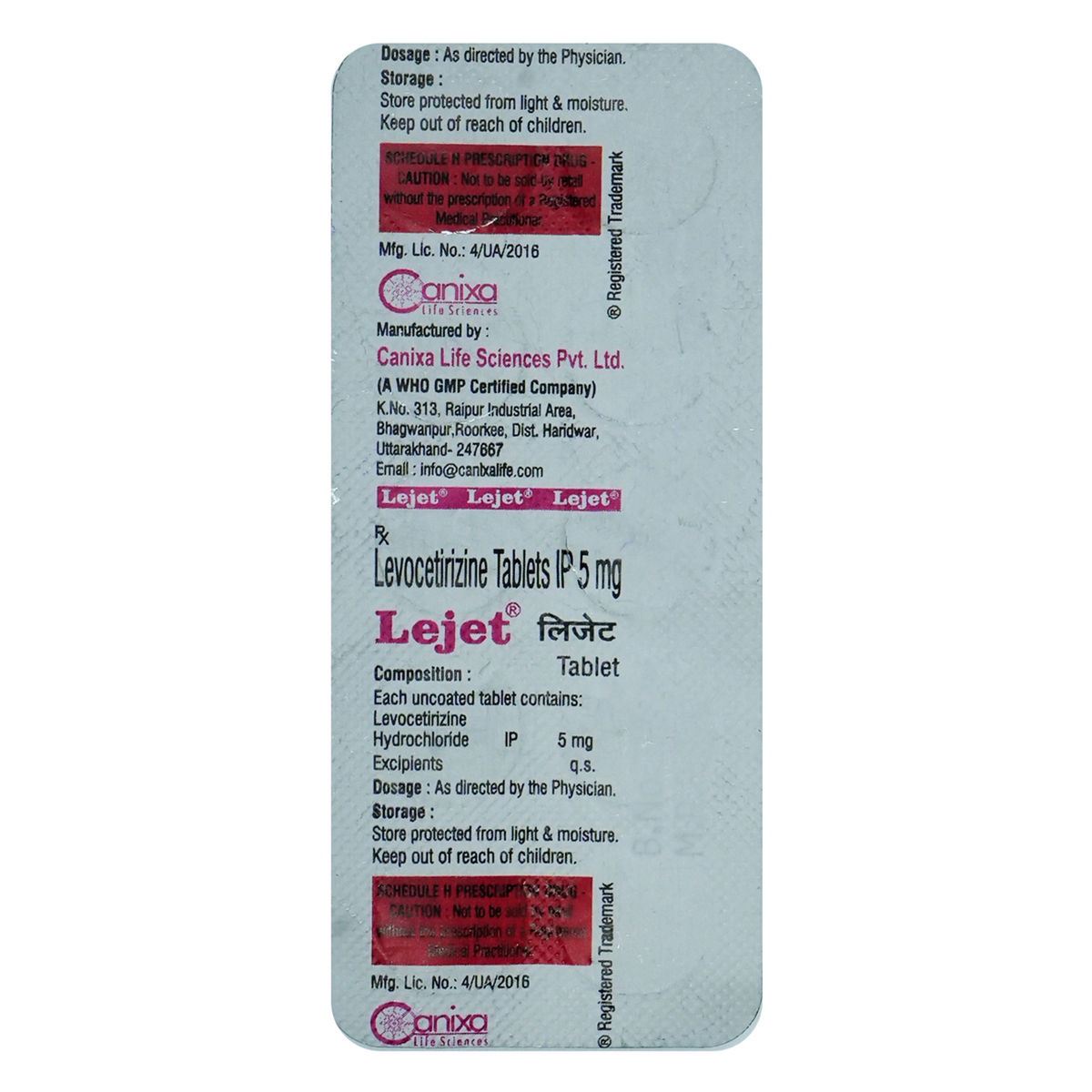 Lejet Tablet | Uses, Side Effects, Price | Apollo Pharmacy