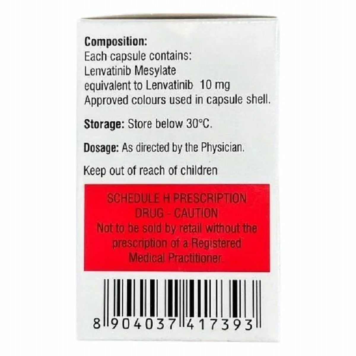 Lenvat 10 Capsule | Uses, Side Effects, Price | Apollo Pharmacy