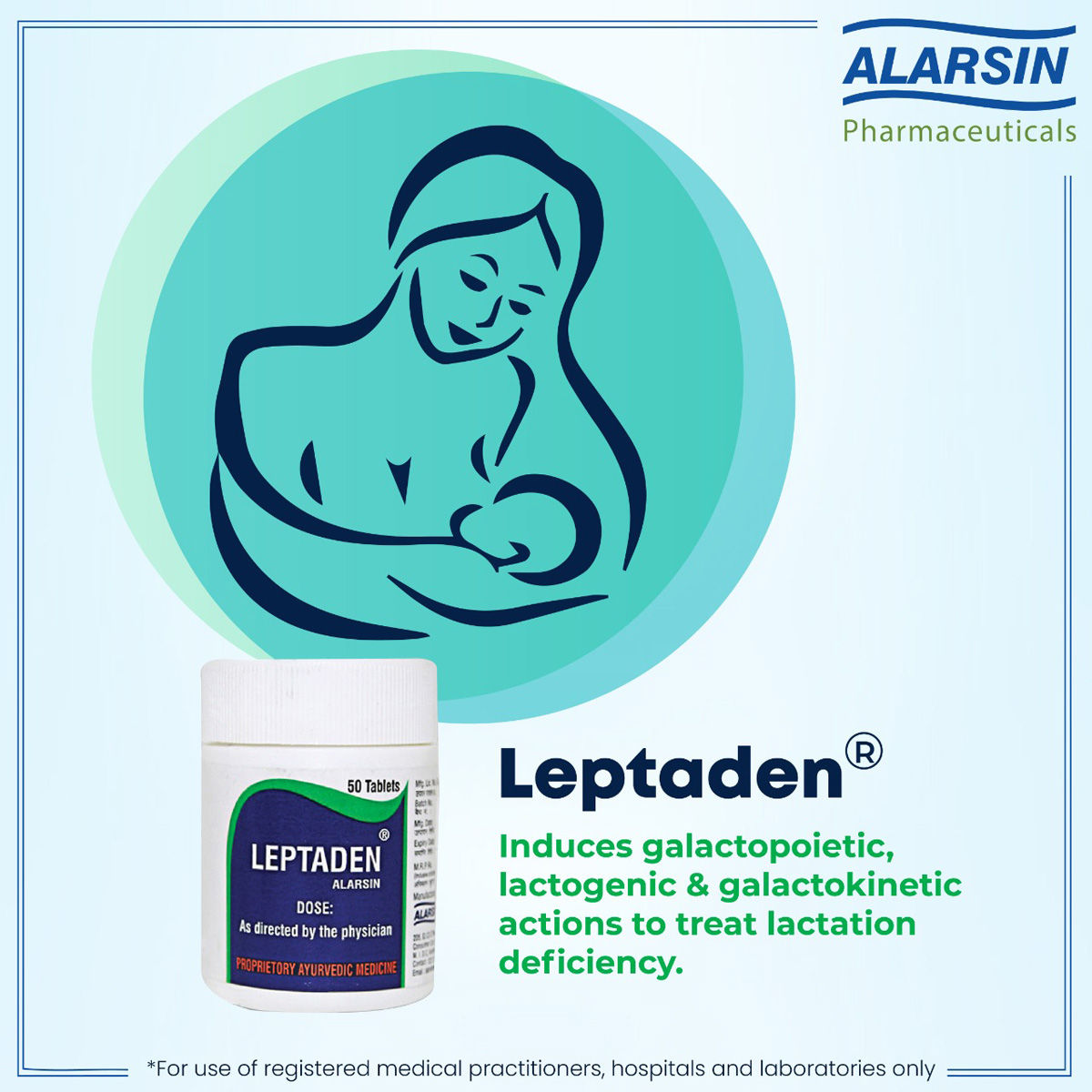 Alarsin Leptaden, 50 Tablets Price, Uses, Side Effects, Composition ...