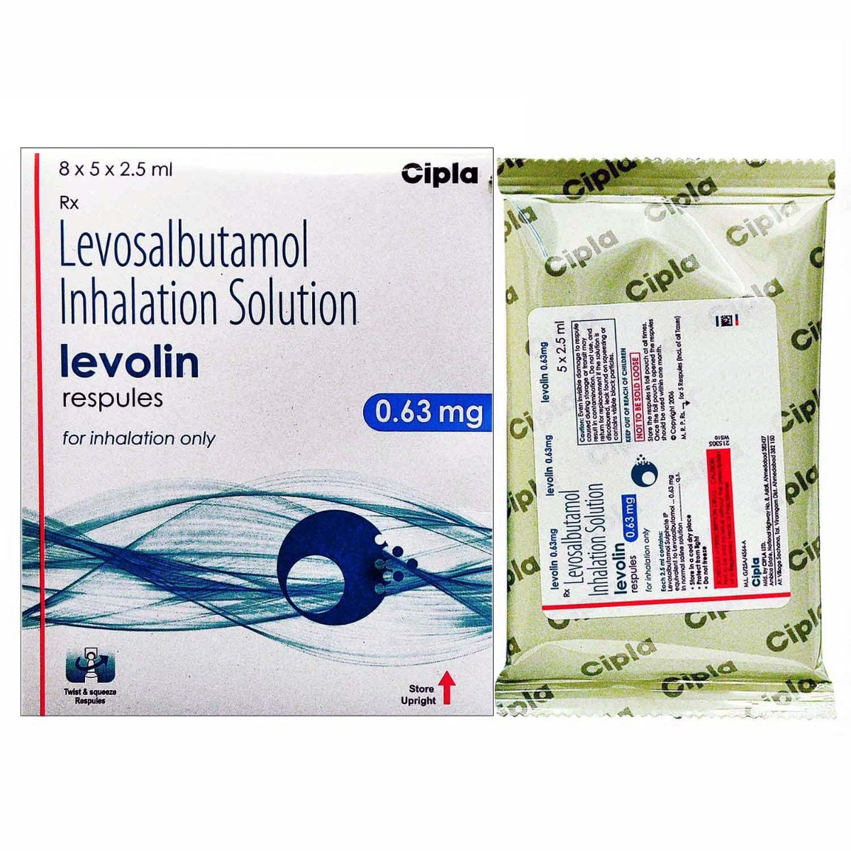 Levolin 0.63mg Respules 5X2.5 ml Price, Uses, Side Effects, Composition ...