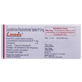 Levosiz Tablet | Uses, Side Effects, Price | Apollo Pharmacy