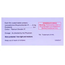 Levocet Tablet | Uses, Side Effects, Price | Apollo Pharmacy