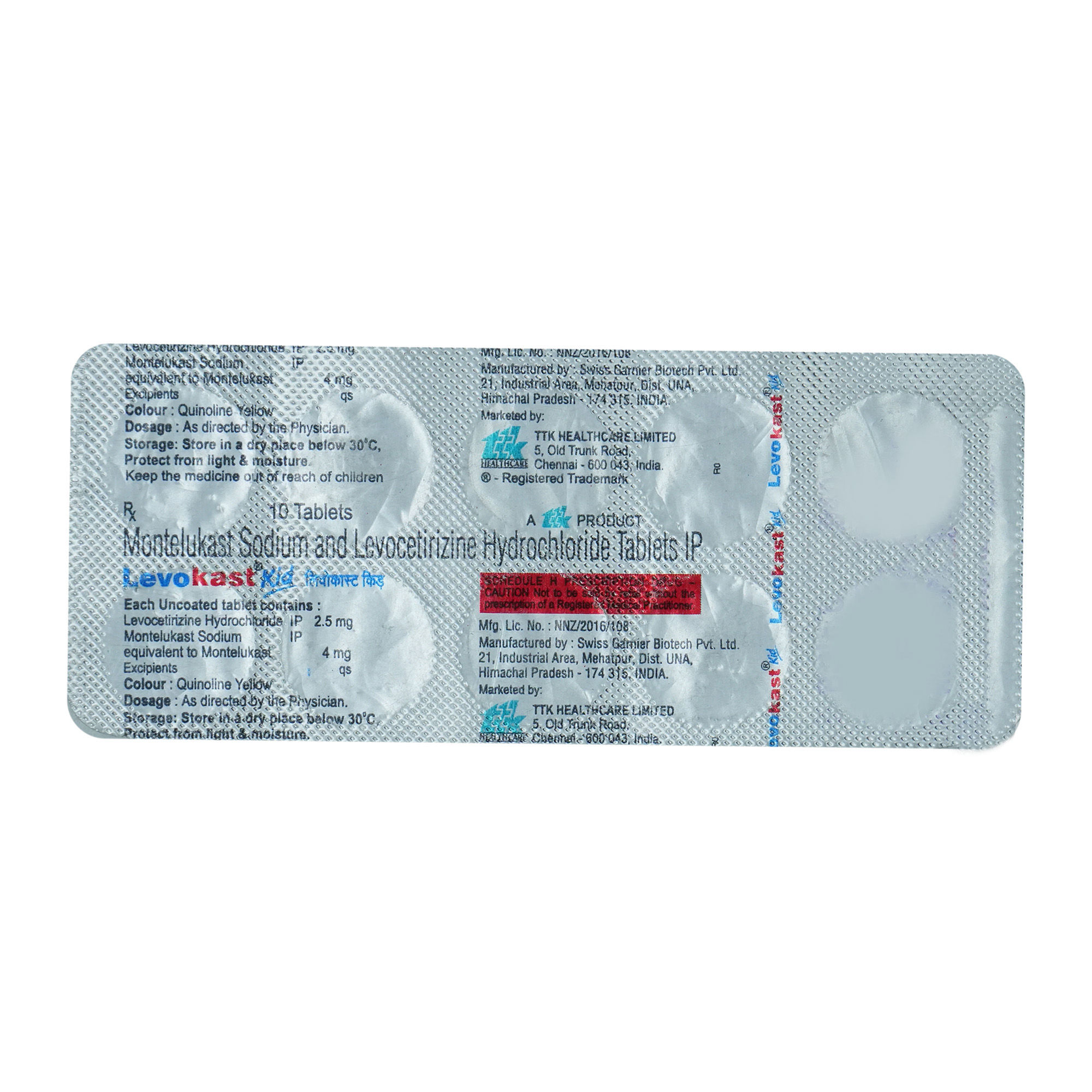 Levokast Kid Tablet 10's Price, Uses, Side Effects, Composition ...