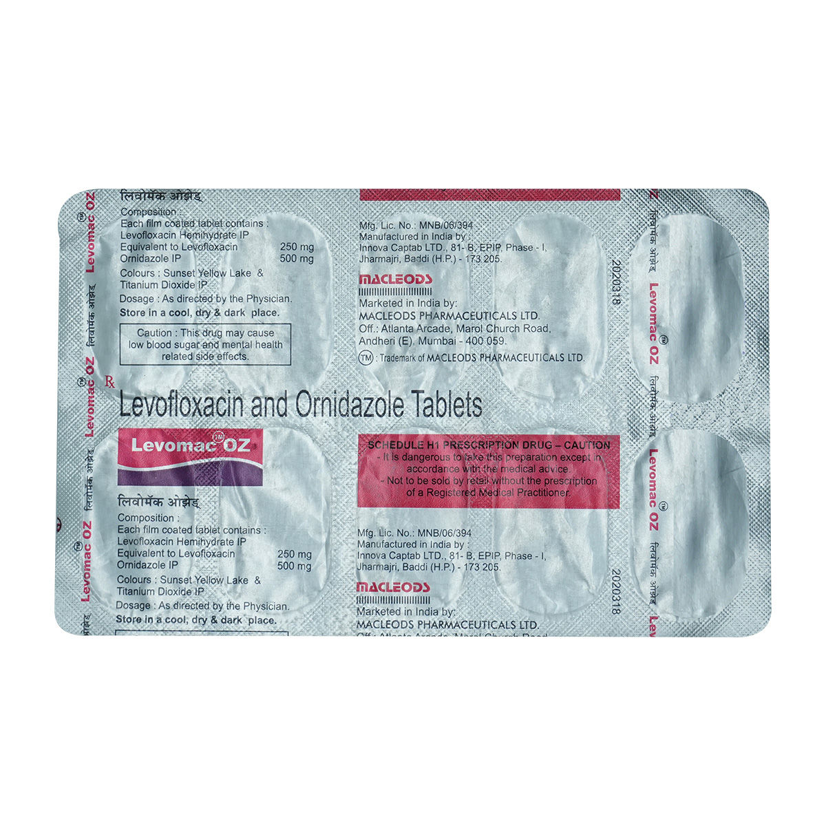 Levomac OZ Tablet 10's Price, Uses, Side Effects, Composition - Apollo ...
