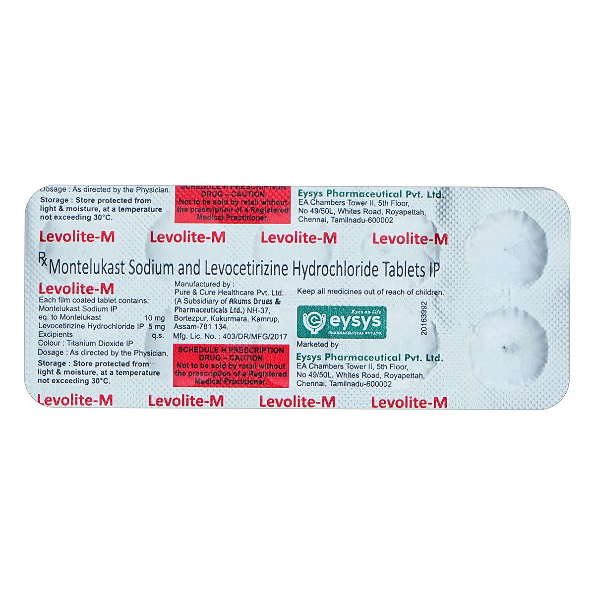 Levolite M Tablet | Uses, Side Effects, Price | Apollo Pharmacy