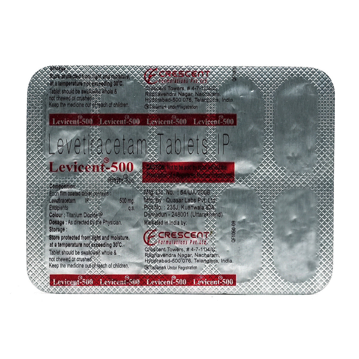 Levicent-500 Tablet | Uses, Side Effects, Price | Apollo Pharmacy