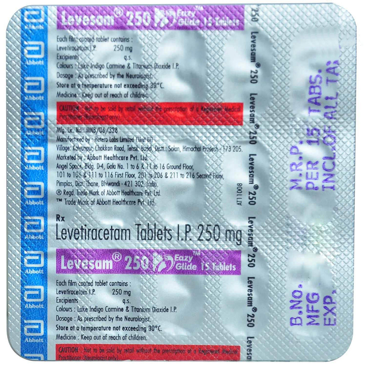 Levesam 250 Tablet 15's Price, Uses, Side Effects, Composition - Apollo ...