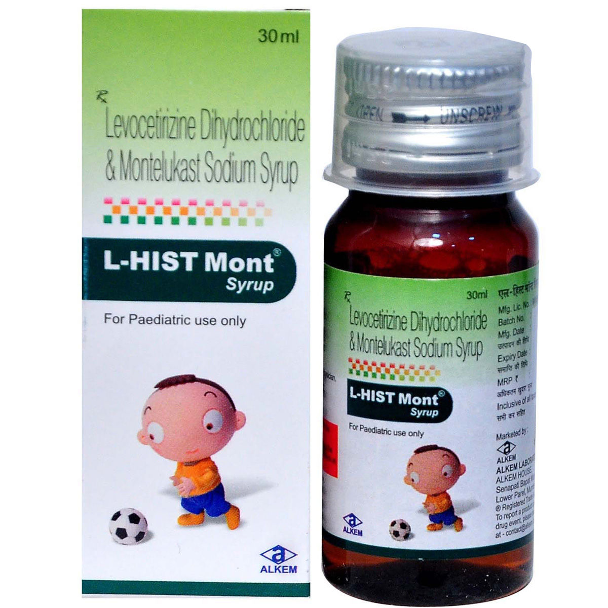 L-Hist Mont Syrup 30 ml Price, Uses, Side Effects, Composition - Apollo ...