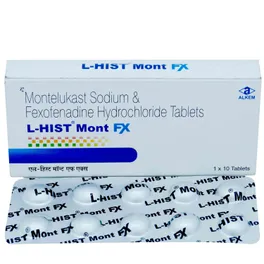 L-Hist Mont FX 10 mg/120 mg Tablet | Uses, Side Effects, Price | Apollo ...