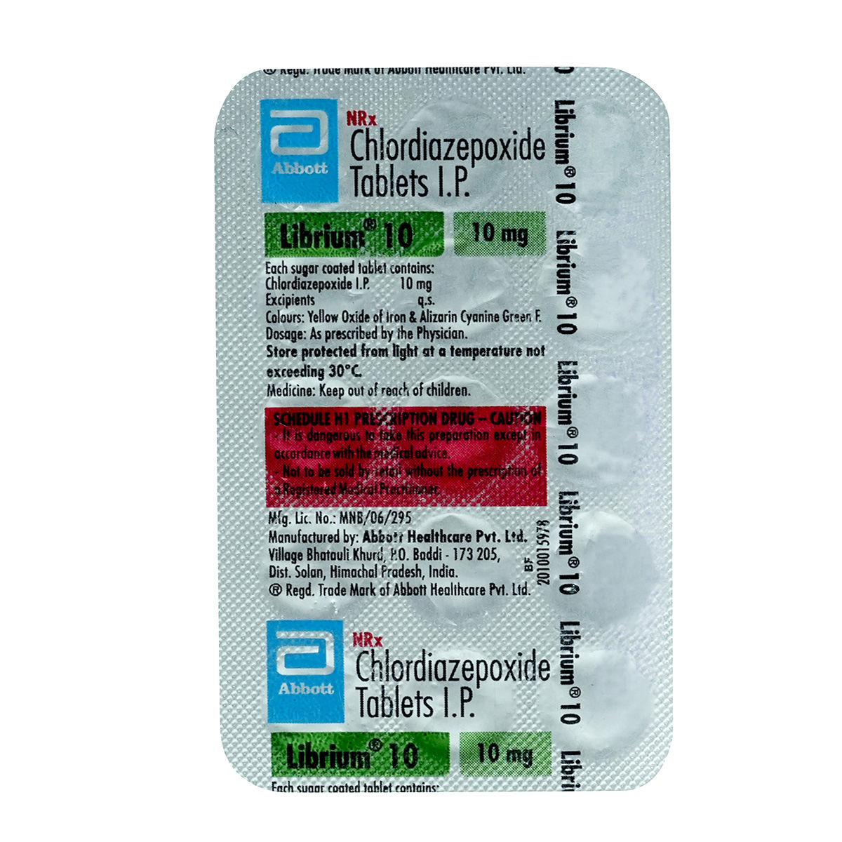 Librium 10 mg Tablet 15's Price, Uses, Side Effects, Composition ...