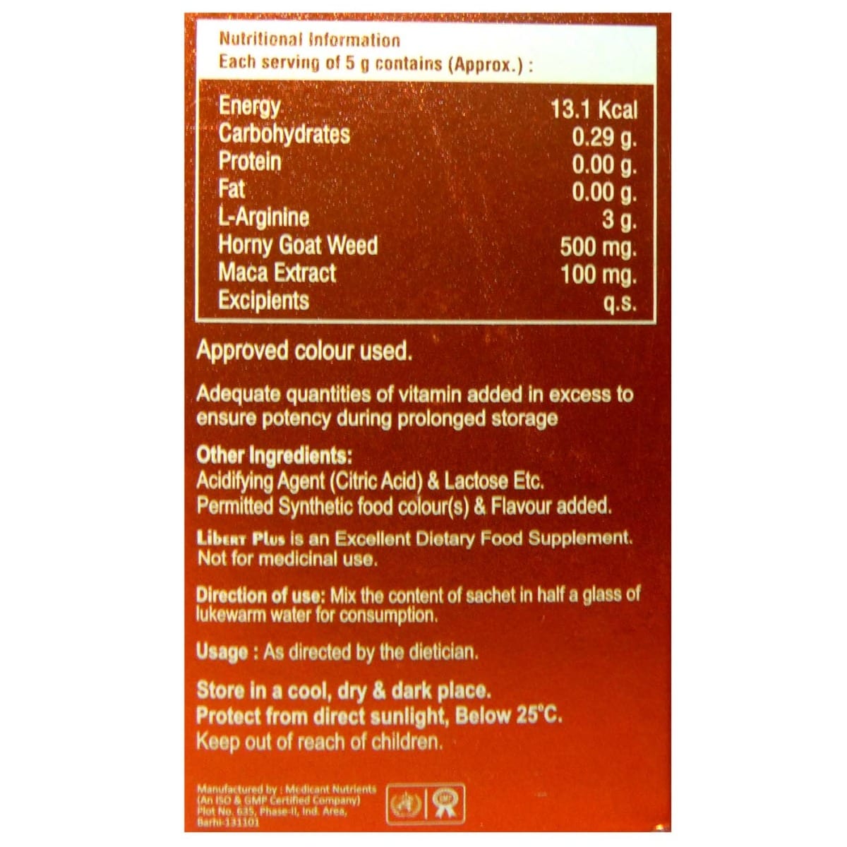 LIBRT Pro Orange Sachet 5 gm Price, Uses, Side Effects, Composition ...
