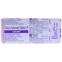 Licab Tablet | Uses, Side Effects, Price | Apollo Pharmacy