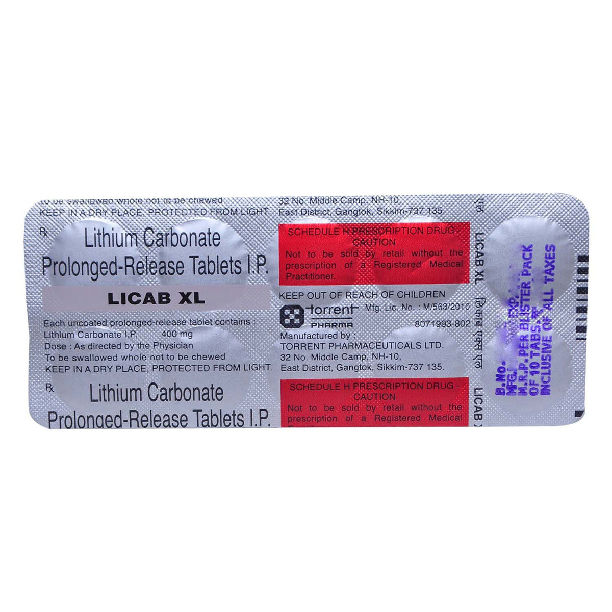 Licab XL 400 mg Tablet | Uses, Side Effects, Price | Apollo Pharmacy