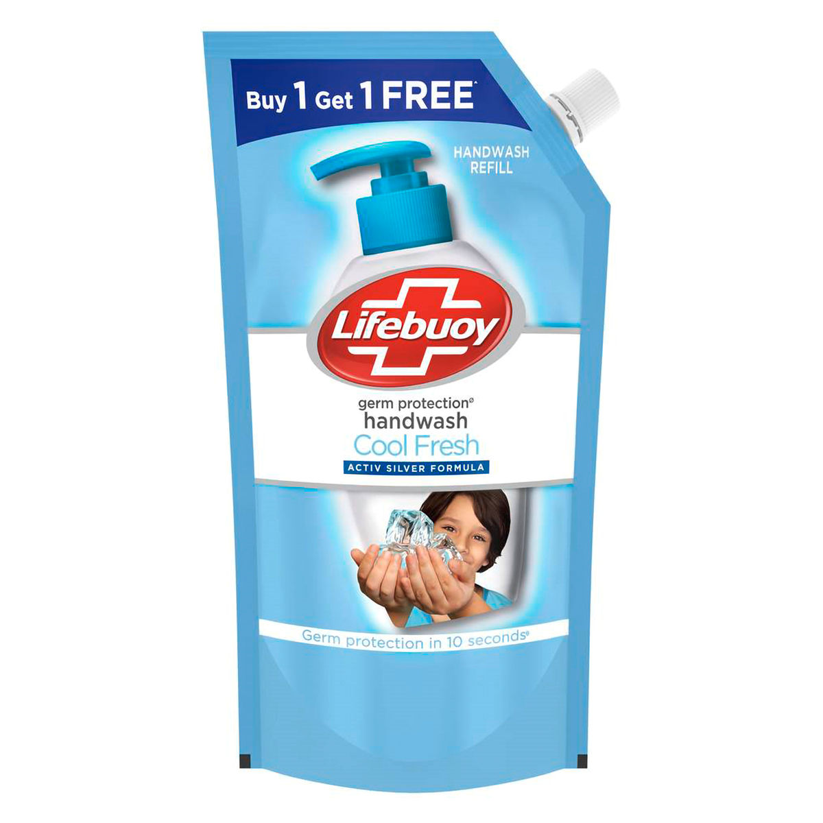 Buy Lifebuoy Cool Fresh Germ Protection Handwash, 750 ml (Buy 1 Get 1 ...