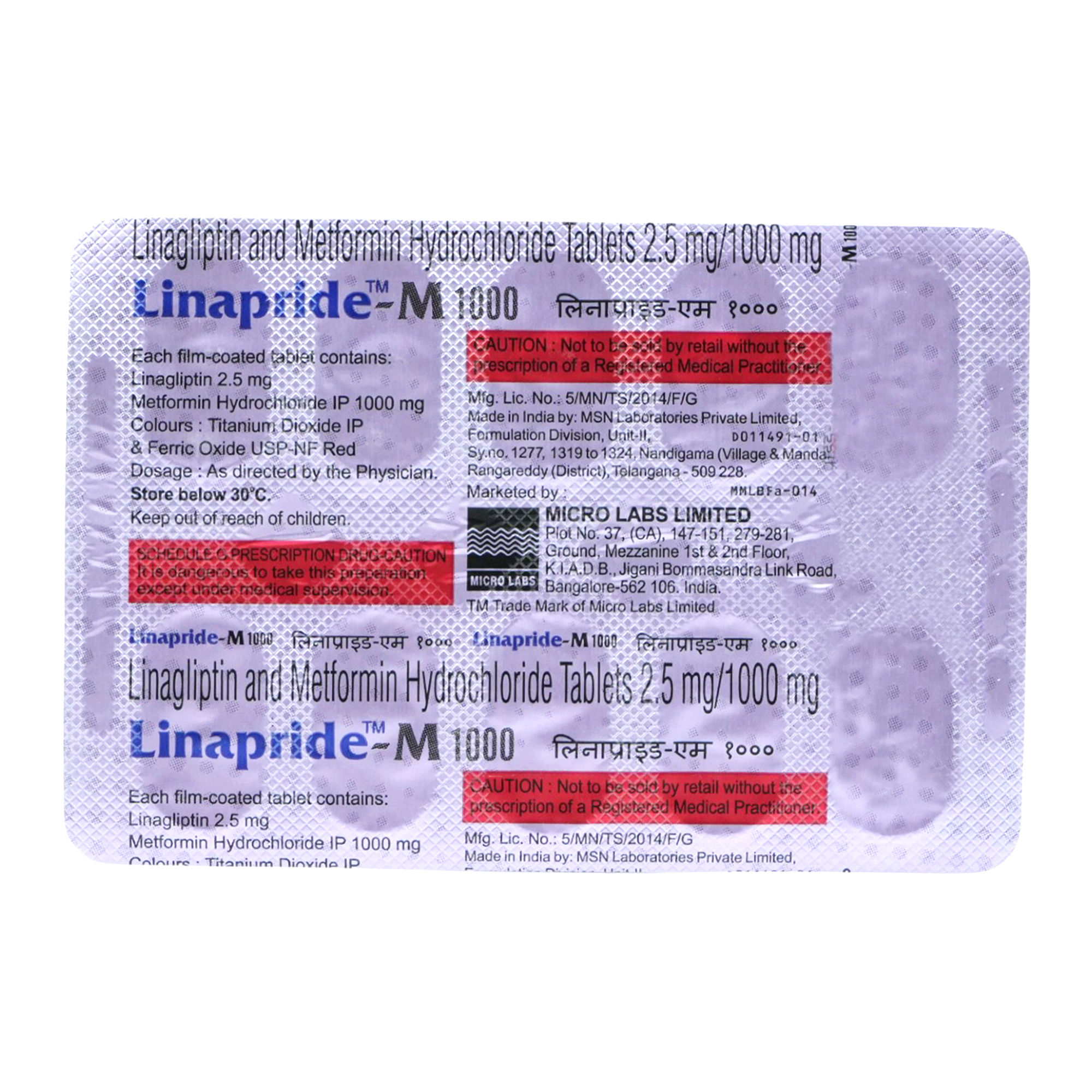 Linapride-M 1000 Tablet | Uses, Side Effects, Price | Apollo Pharmacy