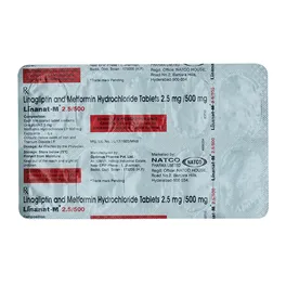 Linanat-M 2.5 mg/500 mg Tablet | Uses, Side Effects, Price | Apollo ...