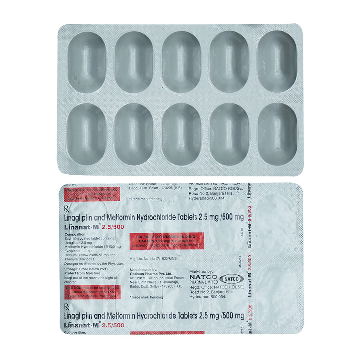 Linanat-M 2.5 mg/500 mg Tablet | Uses, Side Effects, Price | Apollo ...