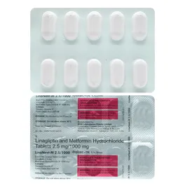 Linanext-M 2.5/1000 Tablet | Uses, Side Effects, Price | Apollo Pharmacy