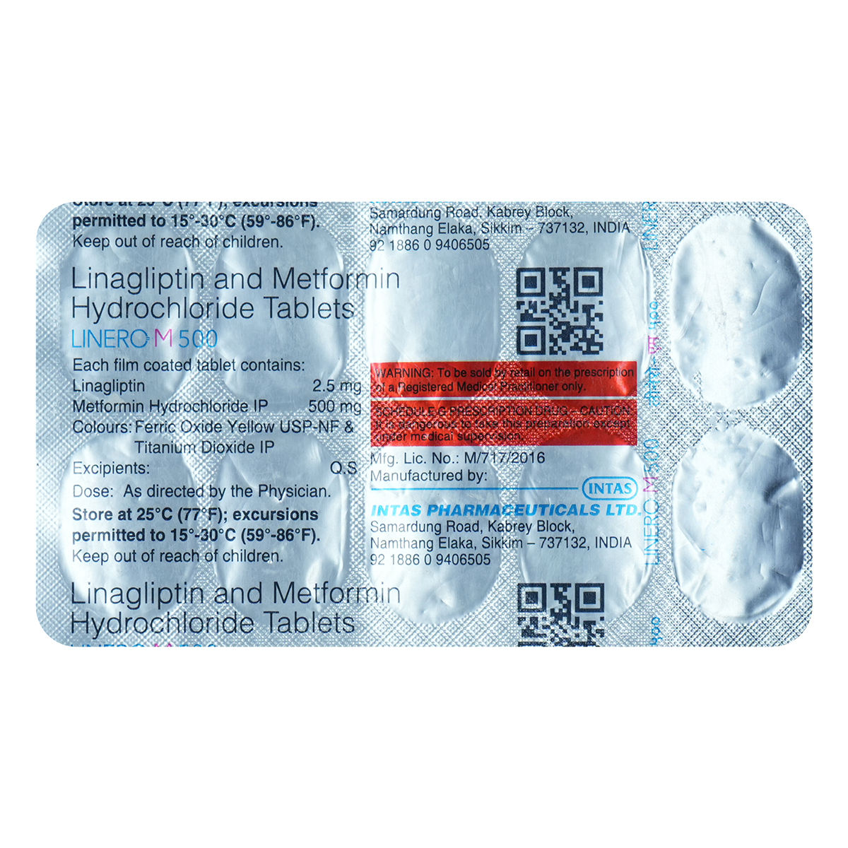 Linero M 500 Tablet | Uses, Side Effects, Price | Apollo Pharmacy