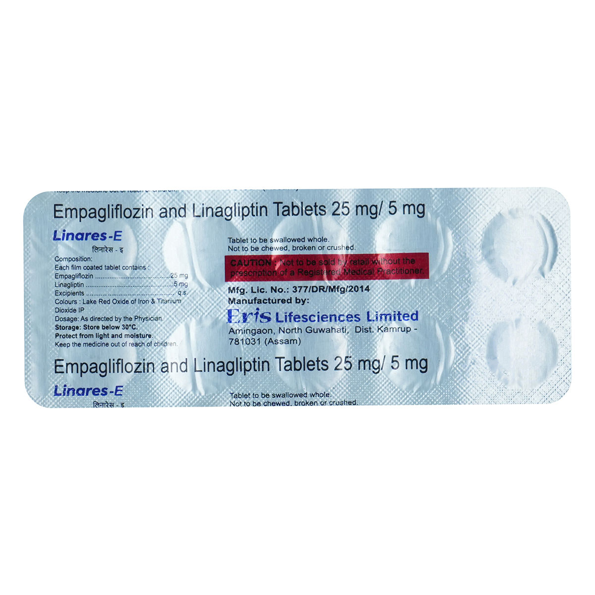 Linares-E Tablet | Uses, Side Effects, Price | Apollo Pharmacy