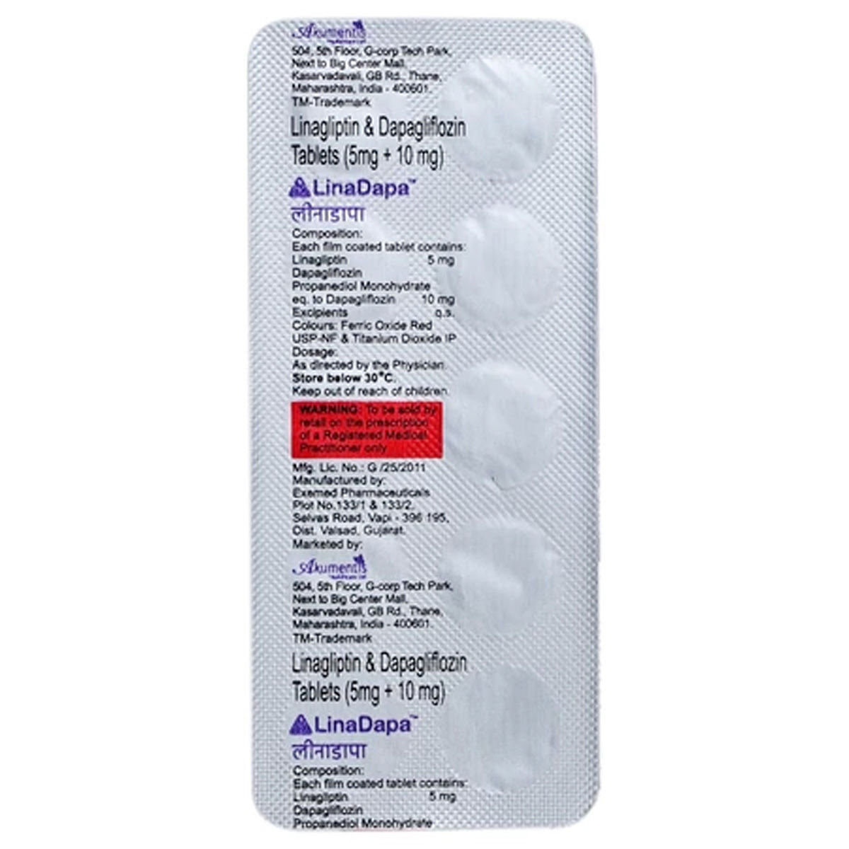 Linadapa Tablet | Uses, Side Effects, Price | Apollo Pharmacy