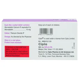 Lipvas 10 Tablet | Uses, Side Effects, Price | Apollo Pharmacy