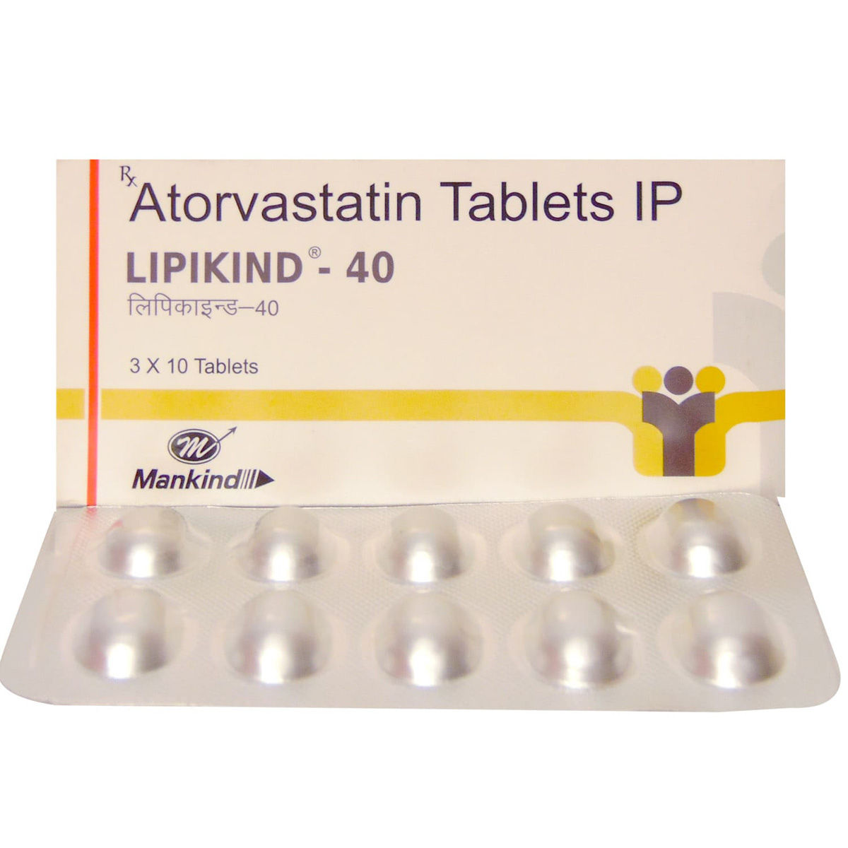 Lipikind 40 Tablet 10's Price, Uses, Side Effects, Composition - Apollo ...