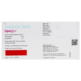 Lipaglyn Tablet | Uses, Side Effects, Price | Apollo Pharmacy