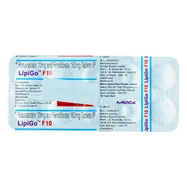 Lipigo F 10 Tablet | Uses, Side Effects, Price | Apollo Pharmacy