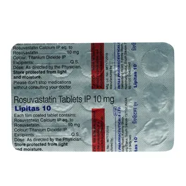 Lipitas 10 Tablet | Uses, Side Effects, Price | Apollo Pharmacy