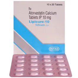 Lipicure 10 Tab | Uses, Side Effects, Price | Apollo Pharmacy