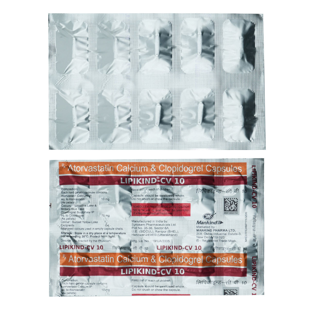 Lipikind-CV 10 Capsule | Uses, Side Effects, Price | Apollo Pharmacy