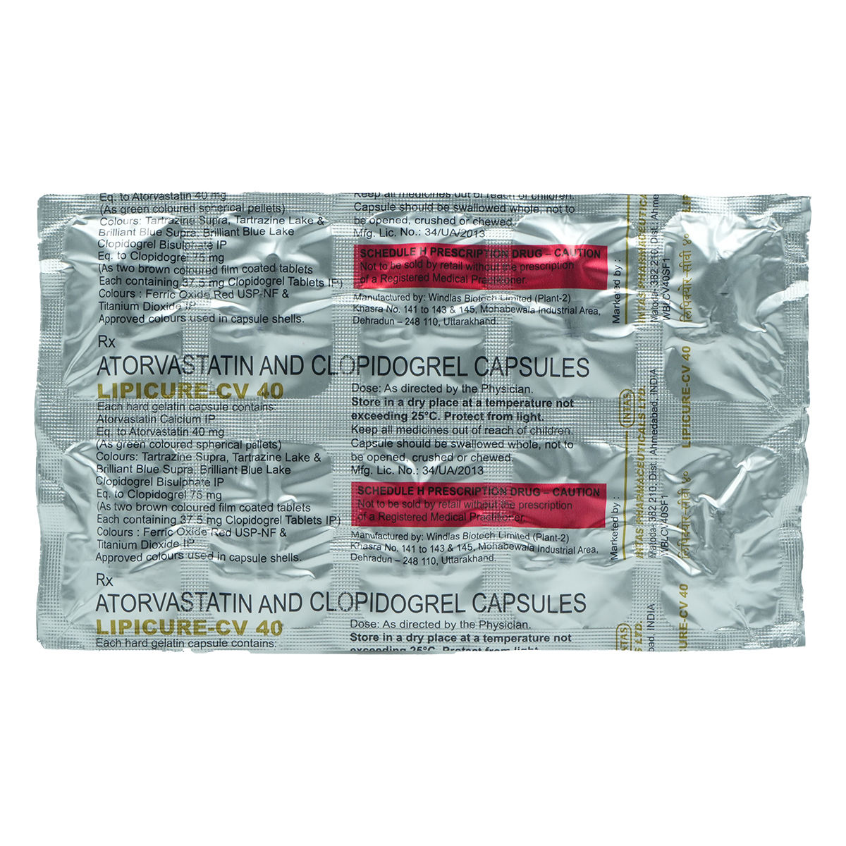 Lipicure-CV 40 Capsule | Uses, Side Effects, Price | Apollo Pharmacy