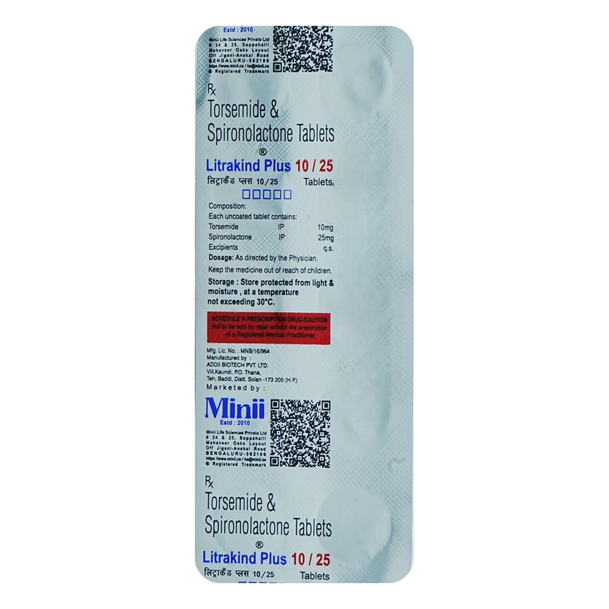 Litrakind Plus 10/25 Tablet | Uses, Side Effects, Price | Apollo Pharmacy