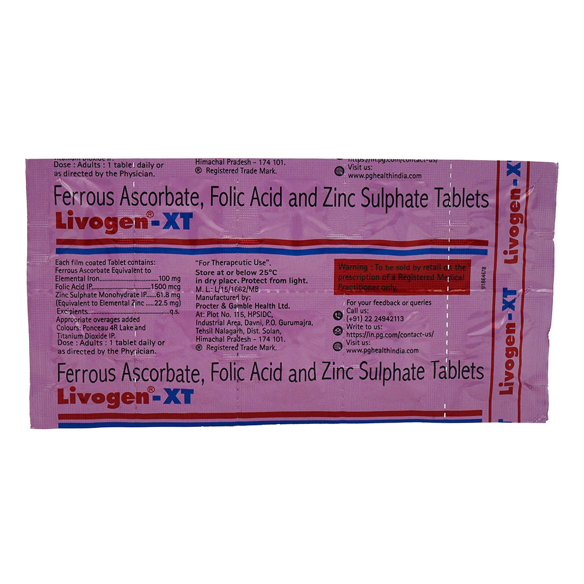 Livogen-XT Tablet | Uses, Side Effects, Price | Apollo Pharmacy