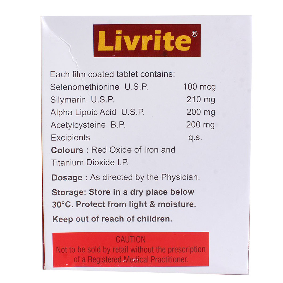Livrite Tablet 10's Price, Uses, Side Effects, Composition - Apollo ...