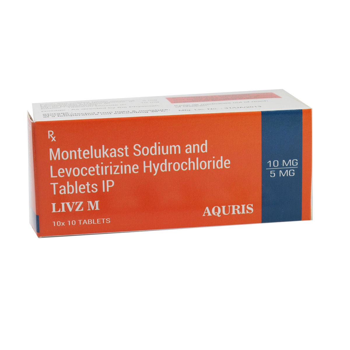 Livz M 10 mg/5 mg Tablet | Uses, Side Effects, Price | Apollo Pharmacy